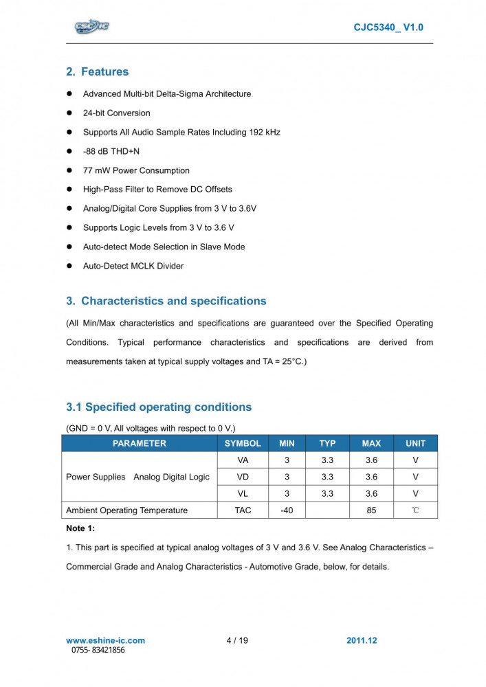 CJC5340 datasheet page 4