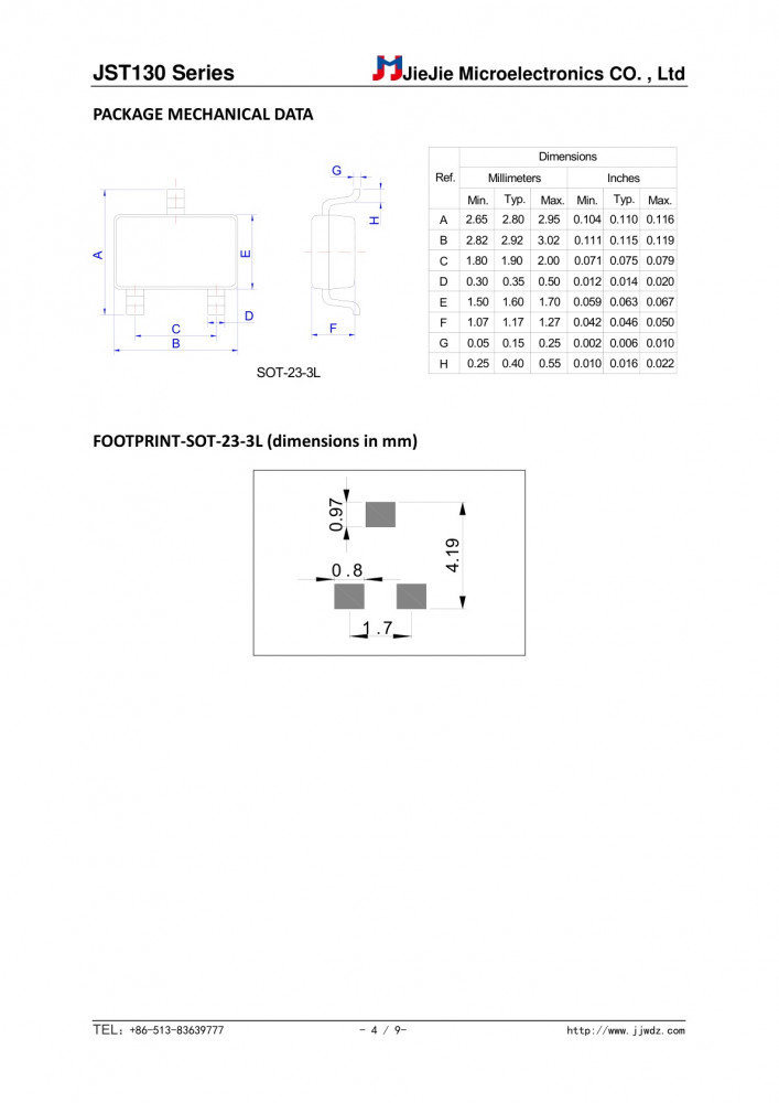 JST130 series datasheet page 4