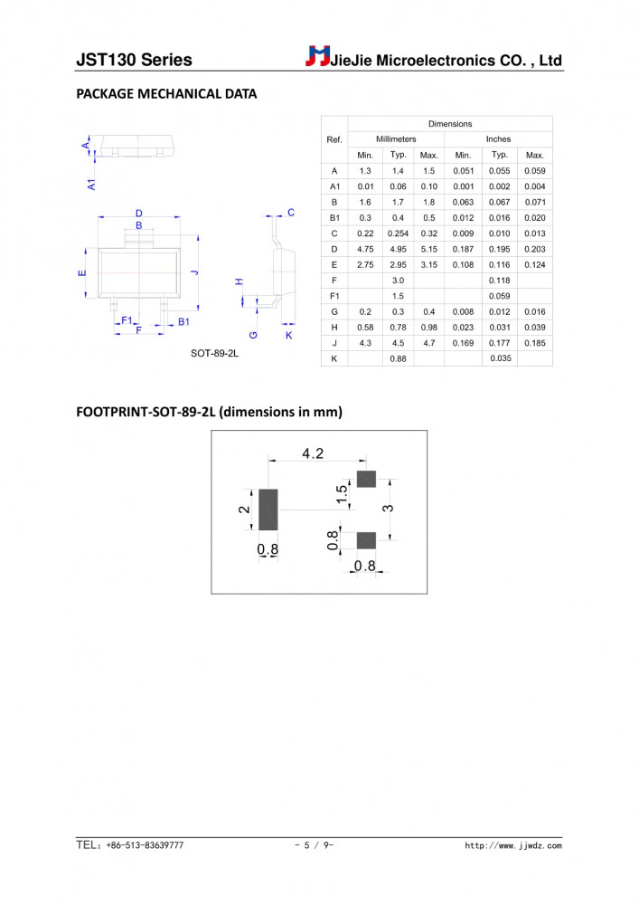 JST130 series datasheet page 5