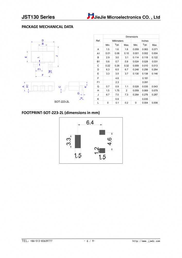 JST130 series datasheet page 6
