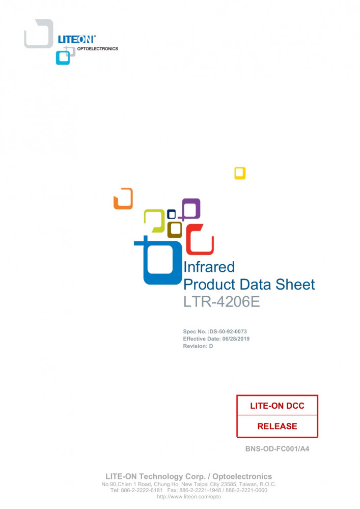 LTR-4206E datasheet page 1