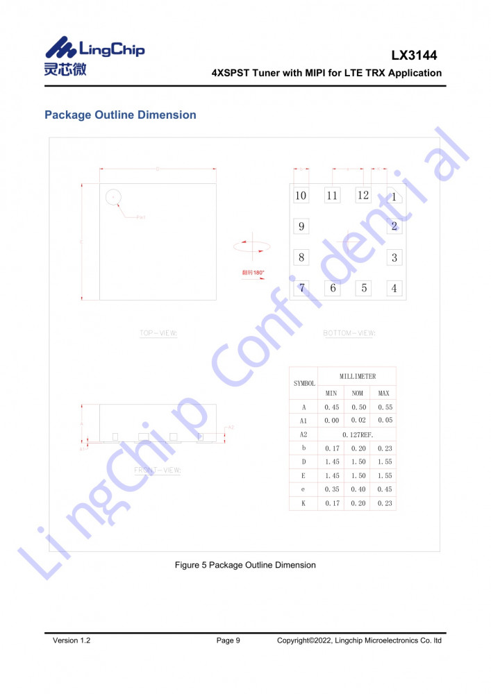 LX3144 datasheet page 9