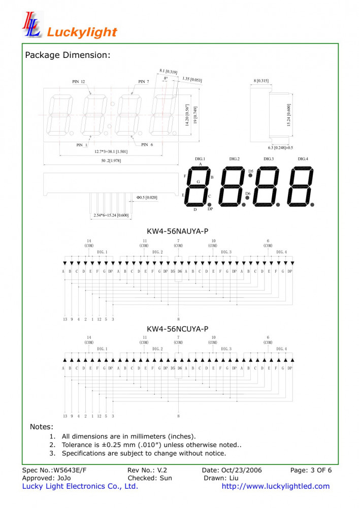 Adafruit 811 technical document page 3