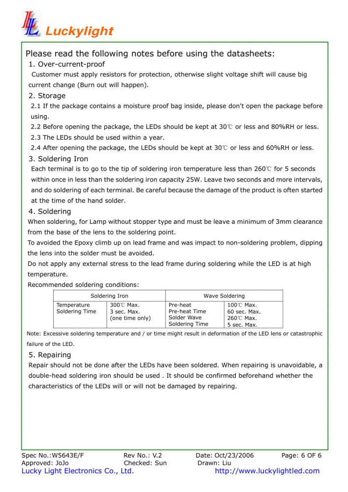 Adafruit 811 technical document page 6