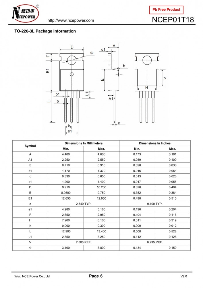 NCEP01T18 datasheet page 6