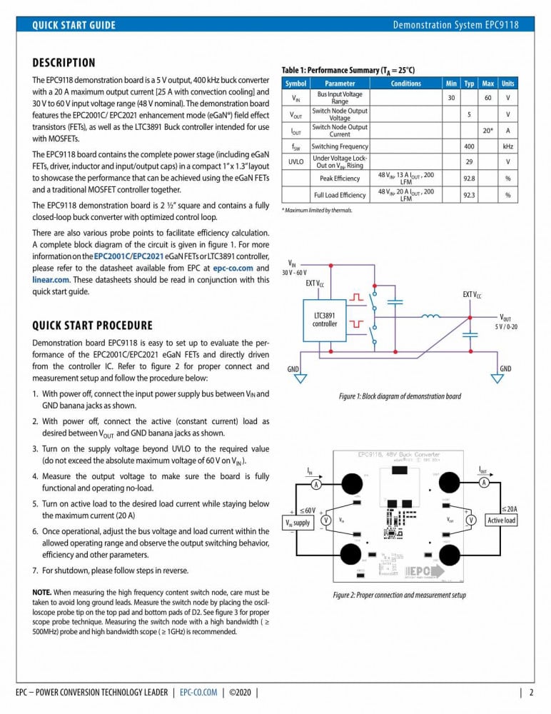 EPC9118 technical document page 2