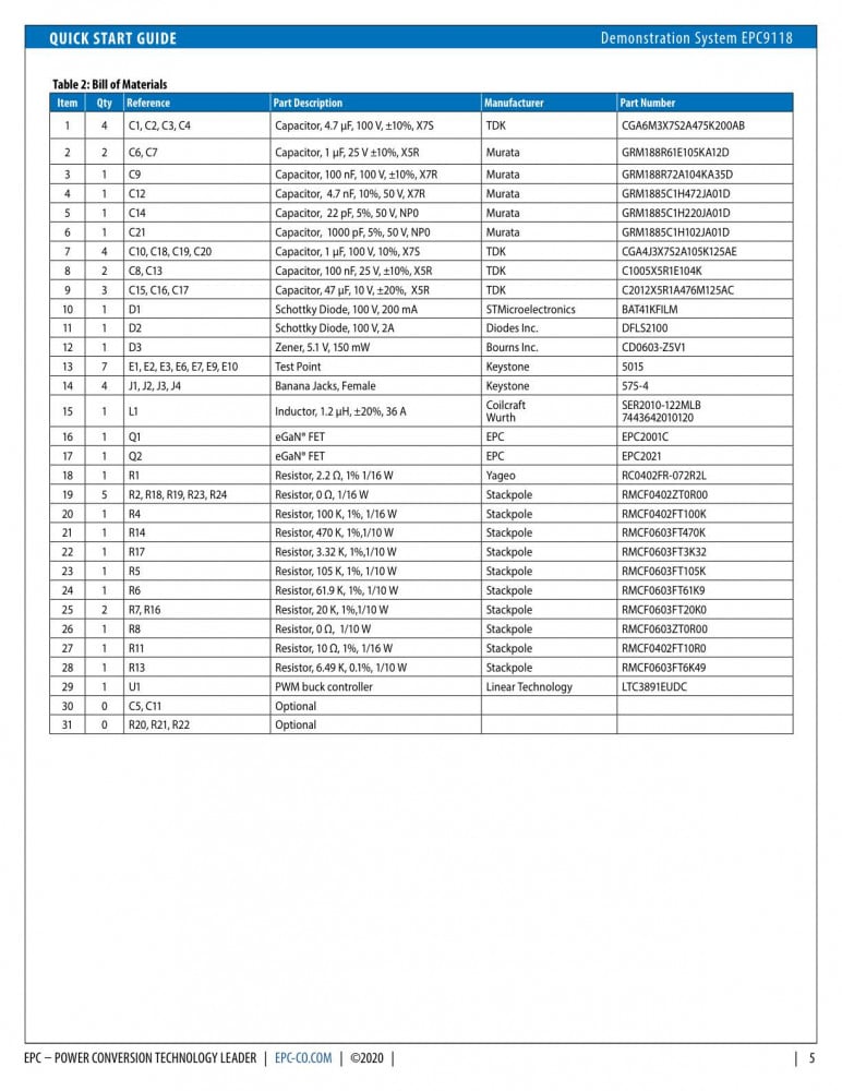EPC9118 technical document page 5