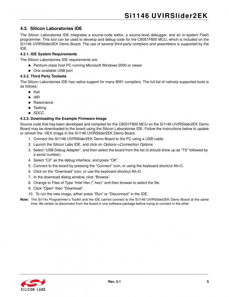 UVIRSLIDER2EK technical document page 5
