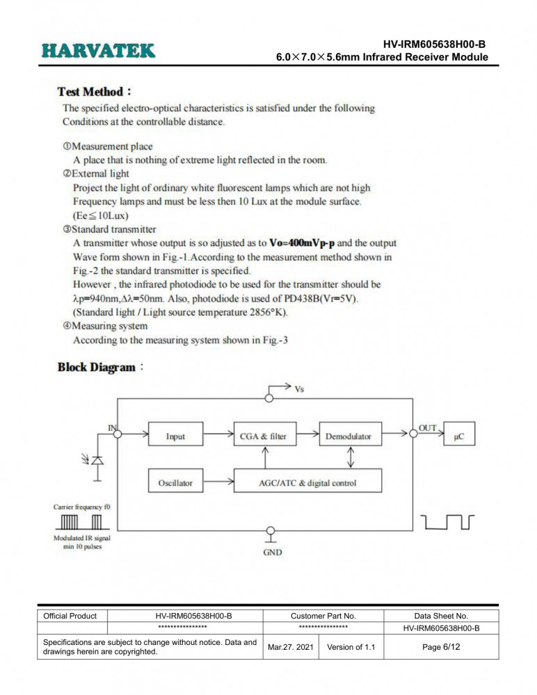 HV-IRM605638H00-B datasheet page 6