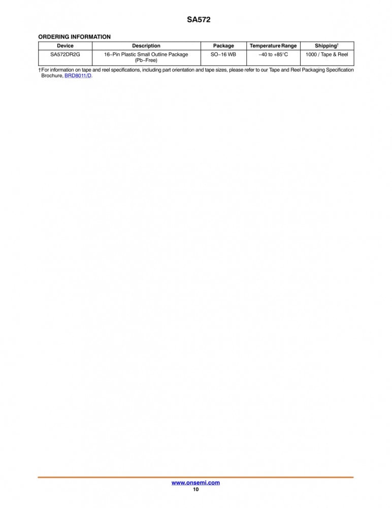 SA572 datasheet page 10
