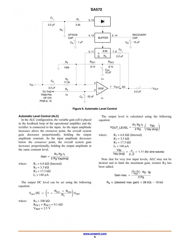 SA572 datasheet page 9