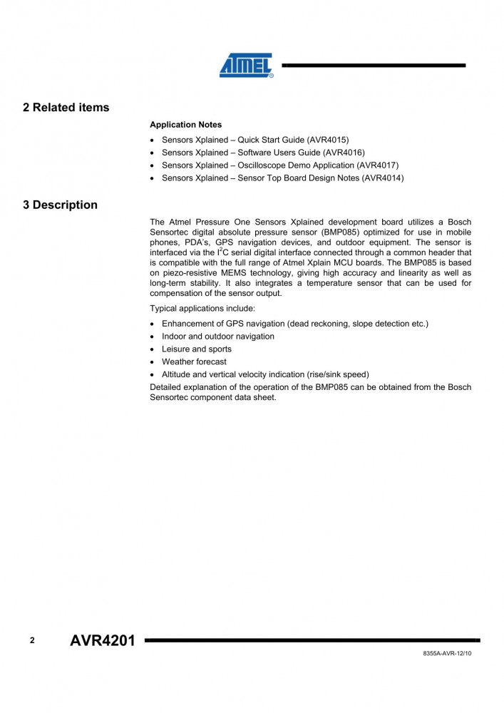 ATAVRSBPR1 hardware guide page 2