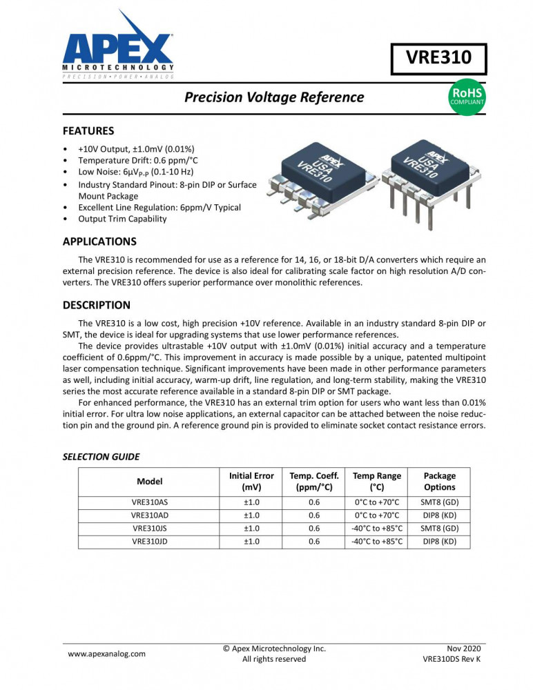 VRE310 document page 1