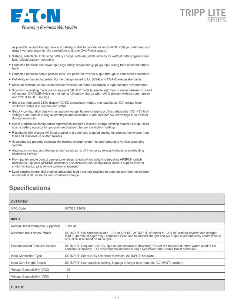 RV750ULHW document page 2