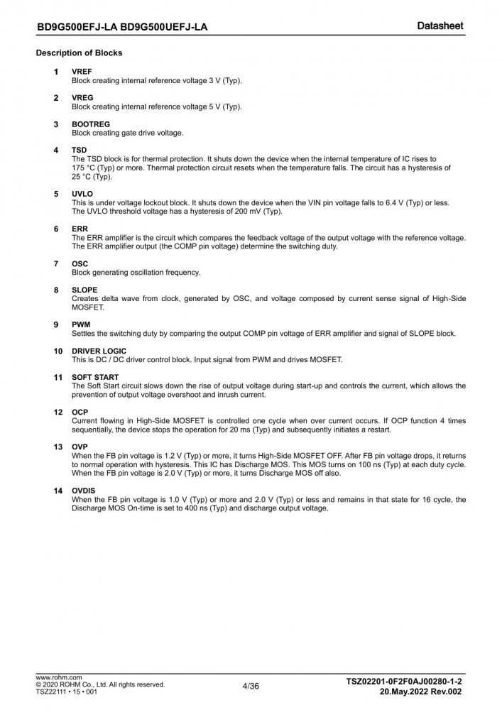 BD9G500EFJ-LAE2 datasheet page 4