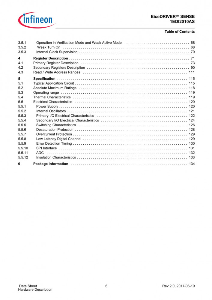 1EDI2010AS datasheet page 6