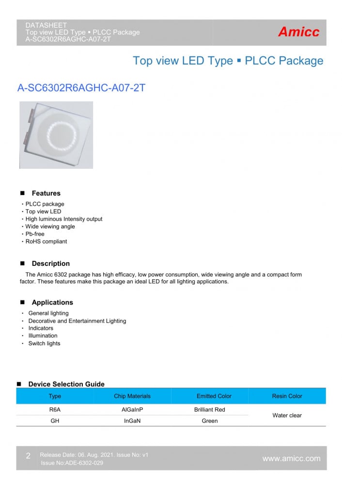A-SC6302R6AGHC-A07-2T datasheet page 2