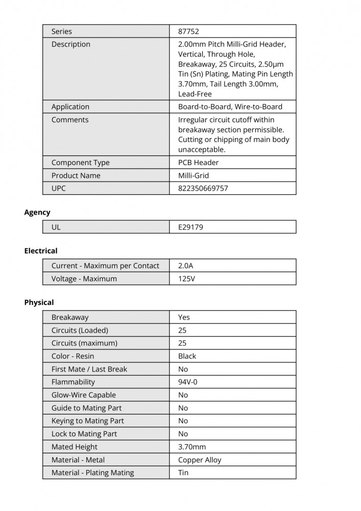 877522514 product document image, page 2