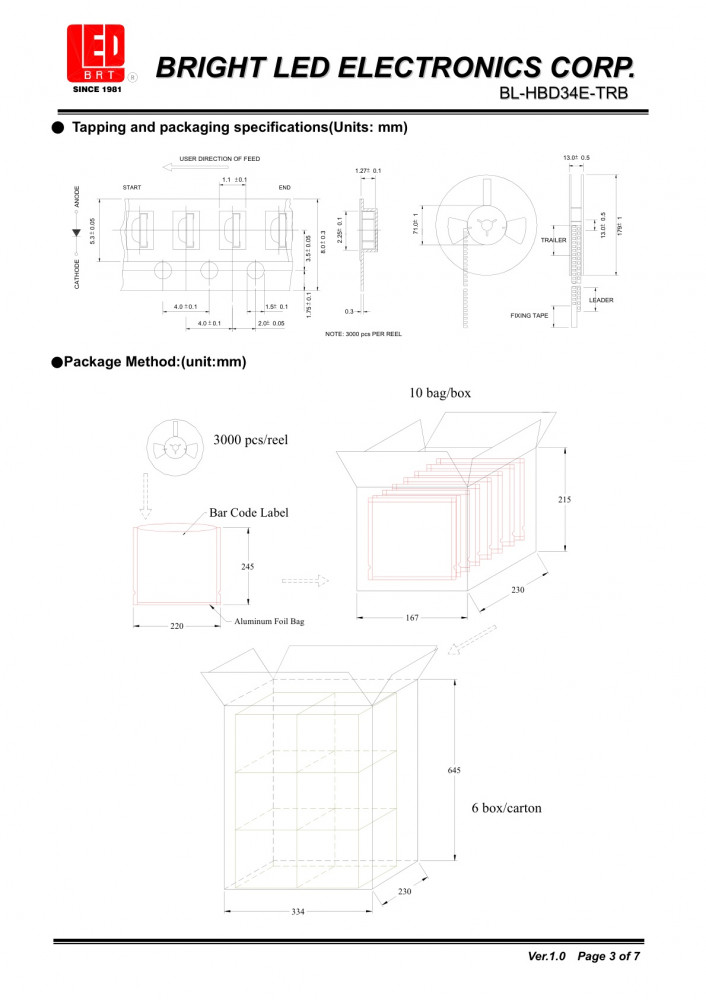 BL-HBD34E-TRB datasheet page 3