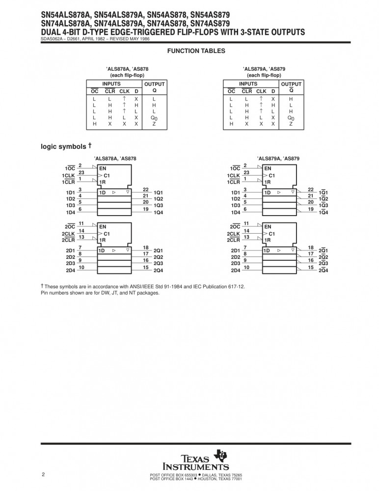 74ALS878ADW datasheet page 4