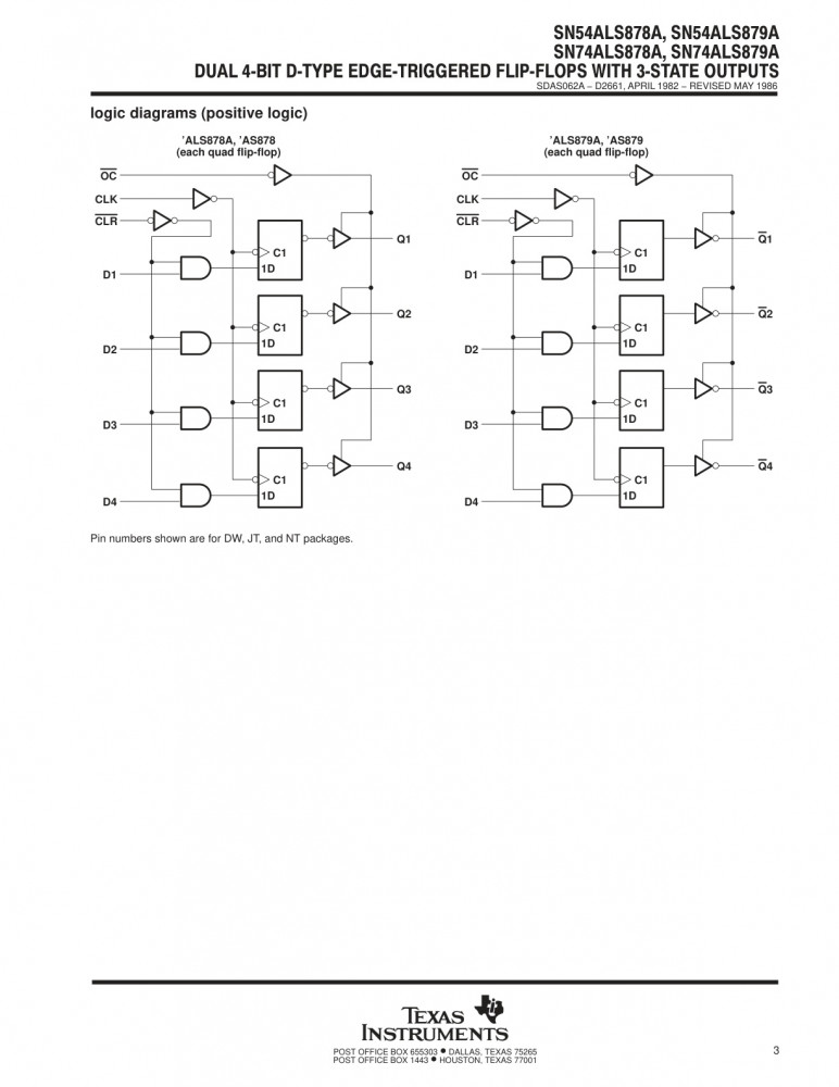 74ALS878ADW datasheet page 5
