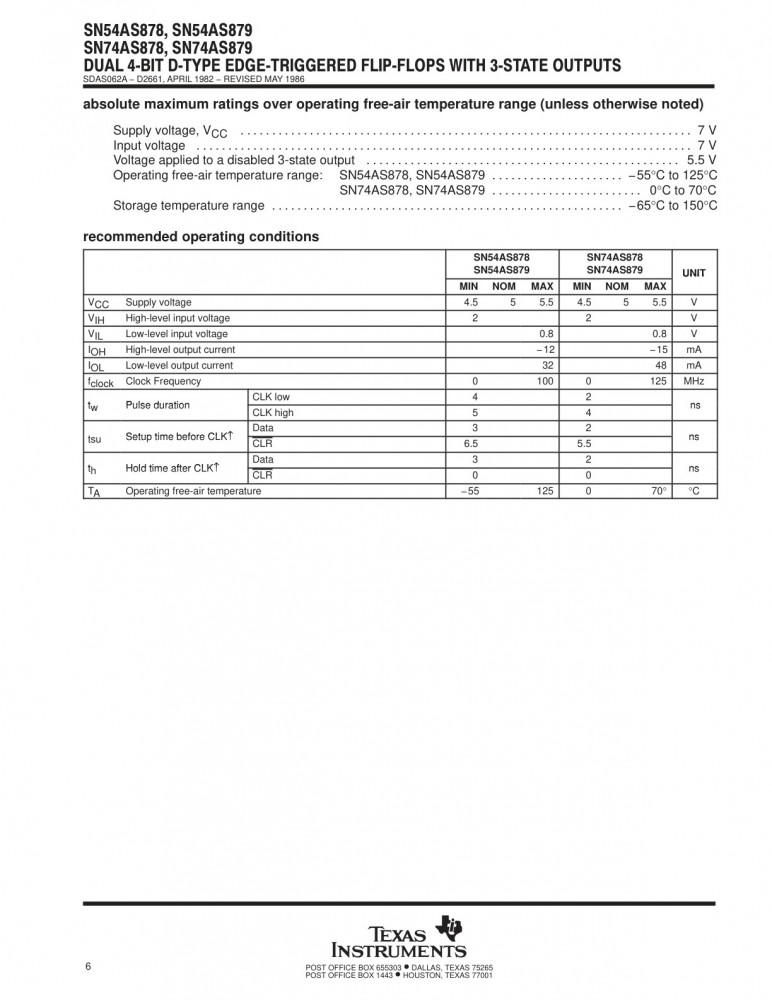 74ALS878ADW datasheet page 8
