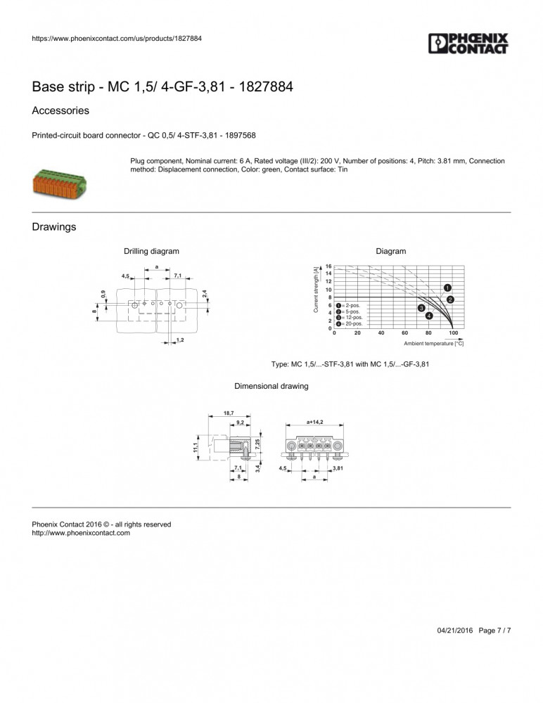 Phoenix Contact 1827884 technical document page 7