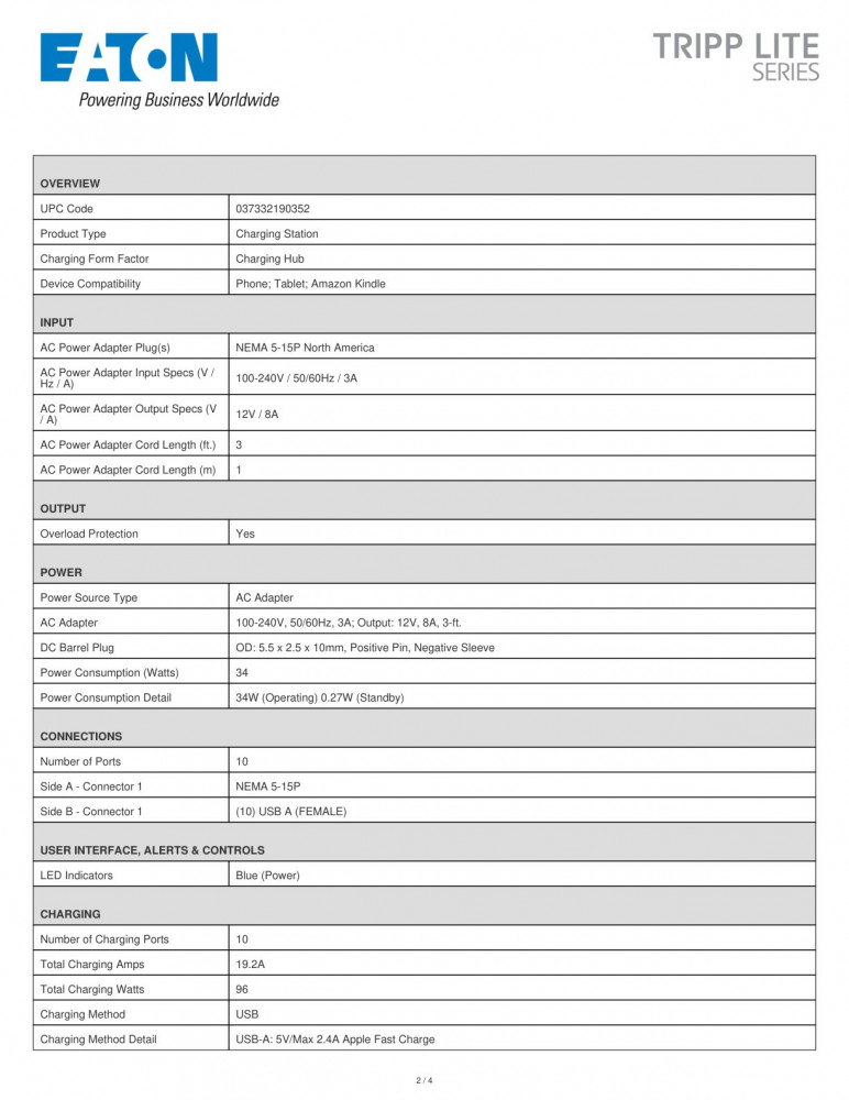 U280-010-ST product document image 2