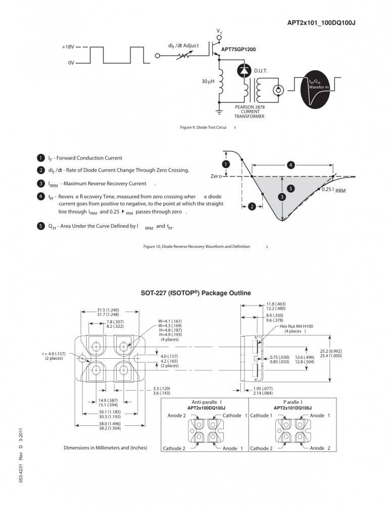 APT2X100DQ100J datasheet page 4
