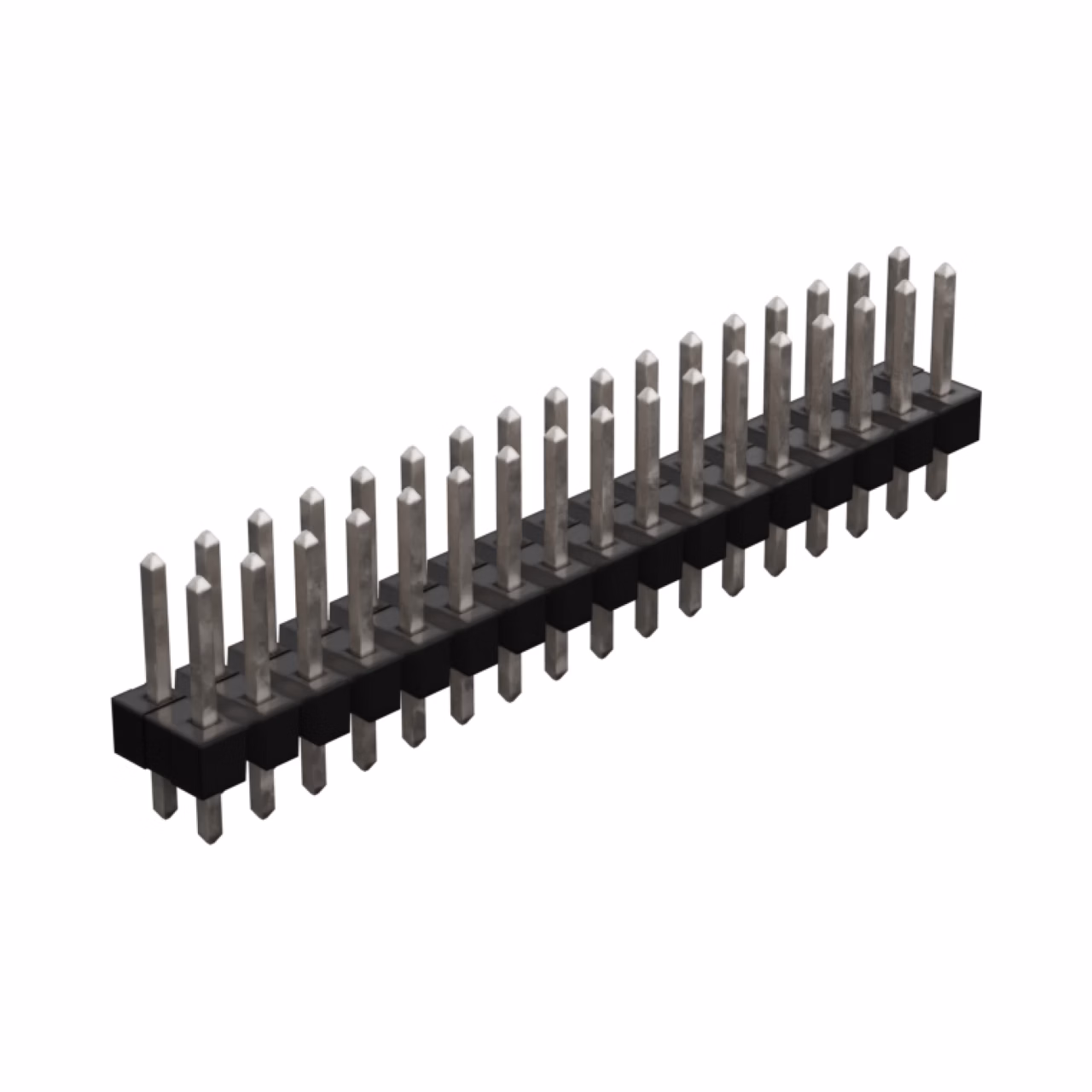 C-Grid Header, 2.54mm Pitch, Through Hole, Dual Row, Vertical, 34 Circuits, 2.54µm Tin (Sn) Plating, Tray Packaging, Lead-Free for sale