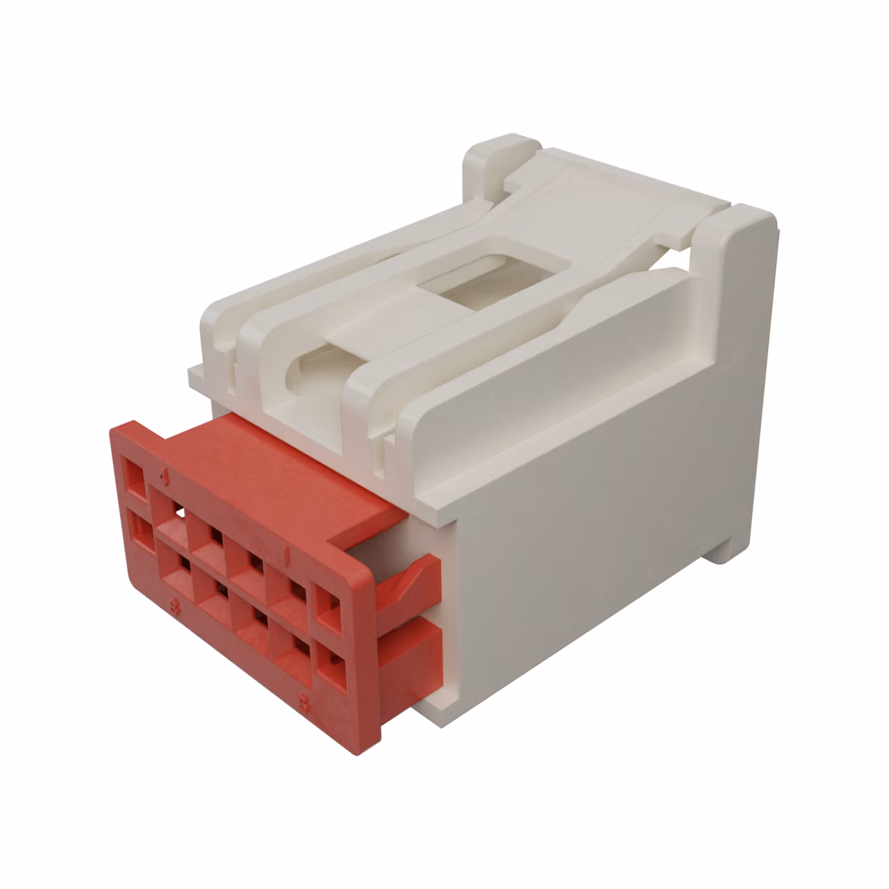 2.54mm Pitch, 0.64mm Width H-DAC 64 High Density Automotive Connectors, Dual Row, Female Harness Assembly, 8 Circuits, Polarization Option 3, Natural for sale