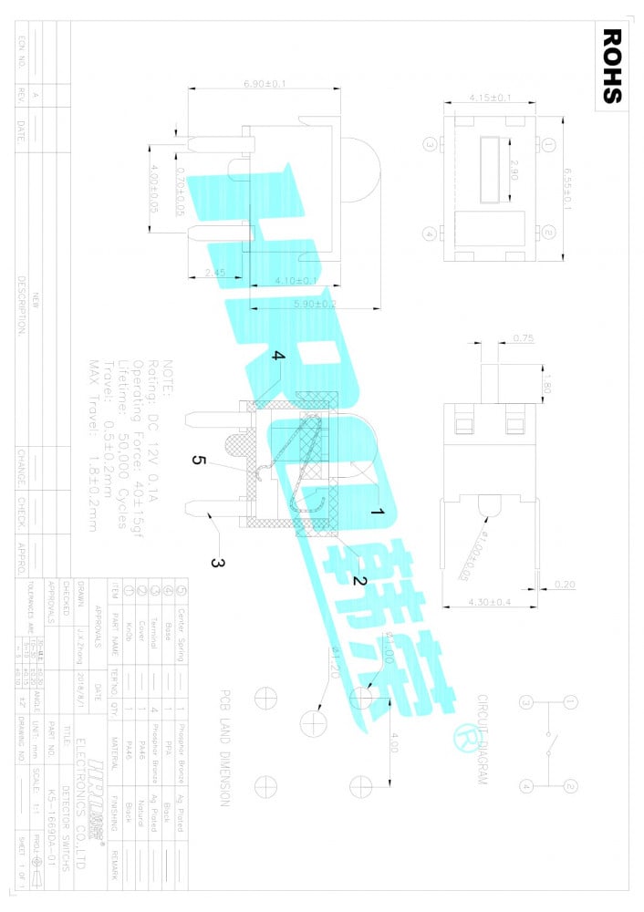 K5-1669DA-01 technical document preview