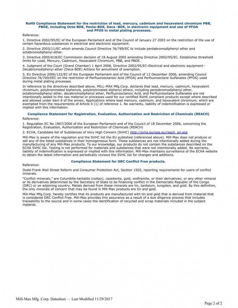 Mill-Max 940-44-044-17-400000 technical drawing page 2