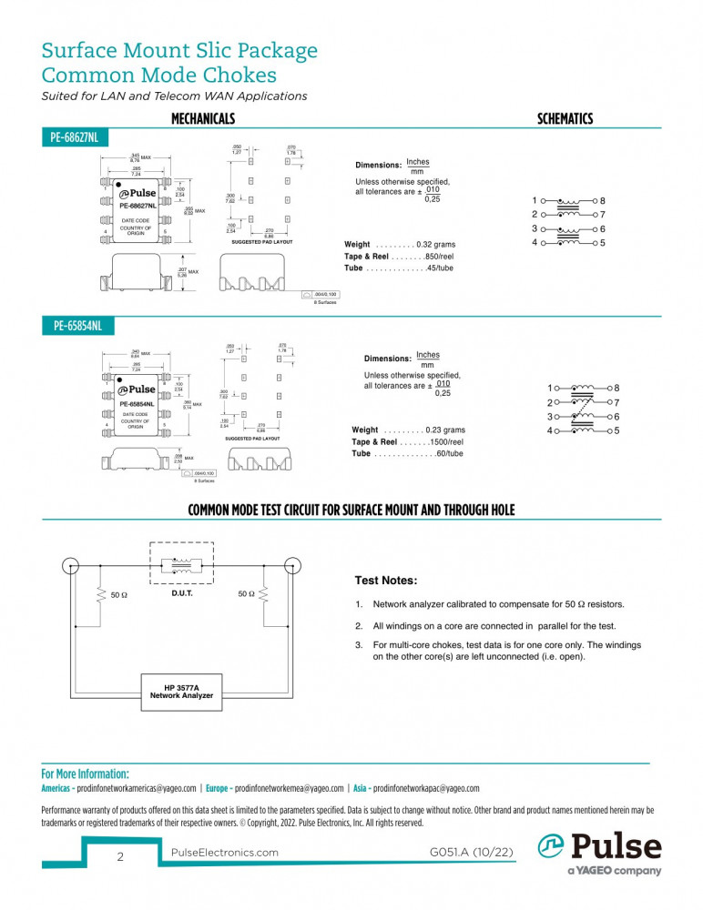 PE-65854NL datasheet page 2