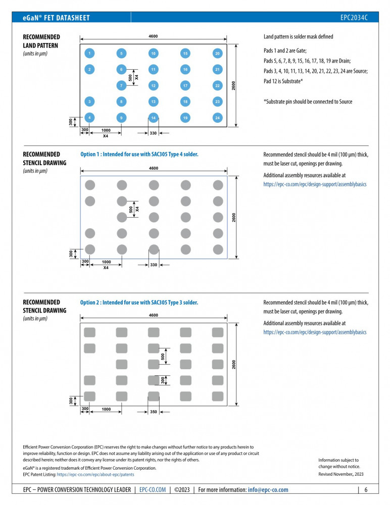 EPC2034C datasheet page 6