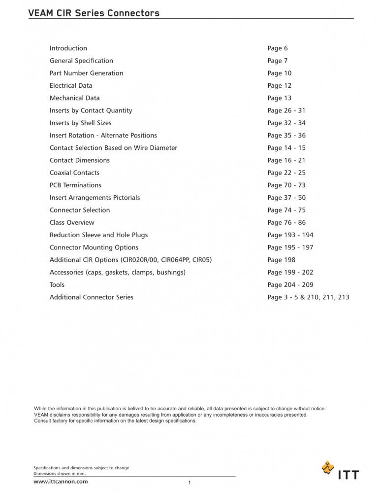 ITT CANNON CT8-8P document page 4