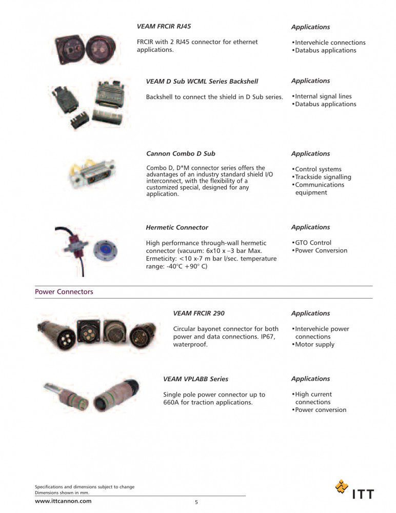 ITT CANNON CT8-8P document page 8
