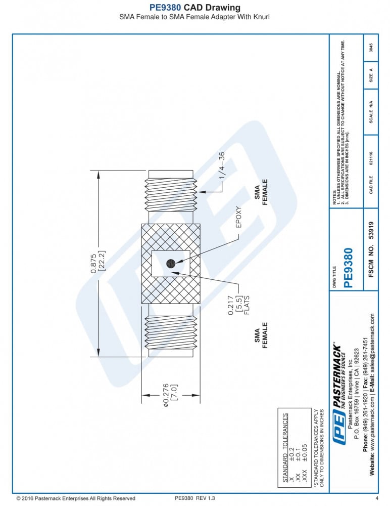 PE9380 technical document page 4