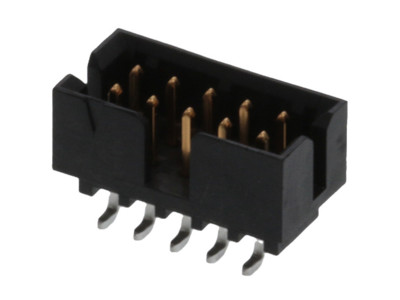 2.00mm Pitch, Milli-Grid PCB Header, Dual Row, Vertical, Surface Mount, Shrouded, 40 Circuits, 0.38µm Gold (Au) Plating, Dual Side Slots, Dual Friction Locks, Center Polarization, with Cap, Tube