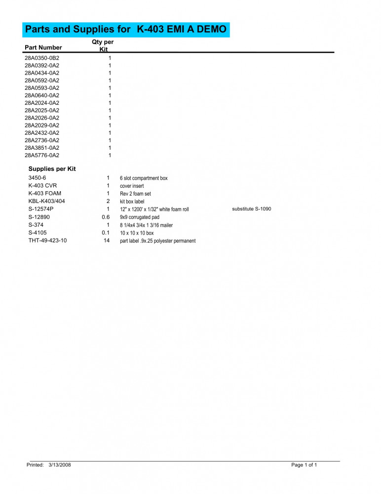K-403 EMI A DEMO document page
