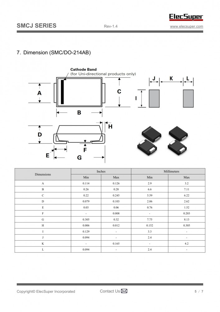 SMCJ36CA datasheet page 5