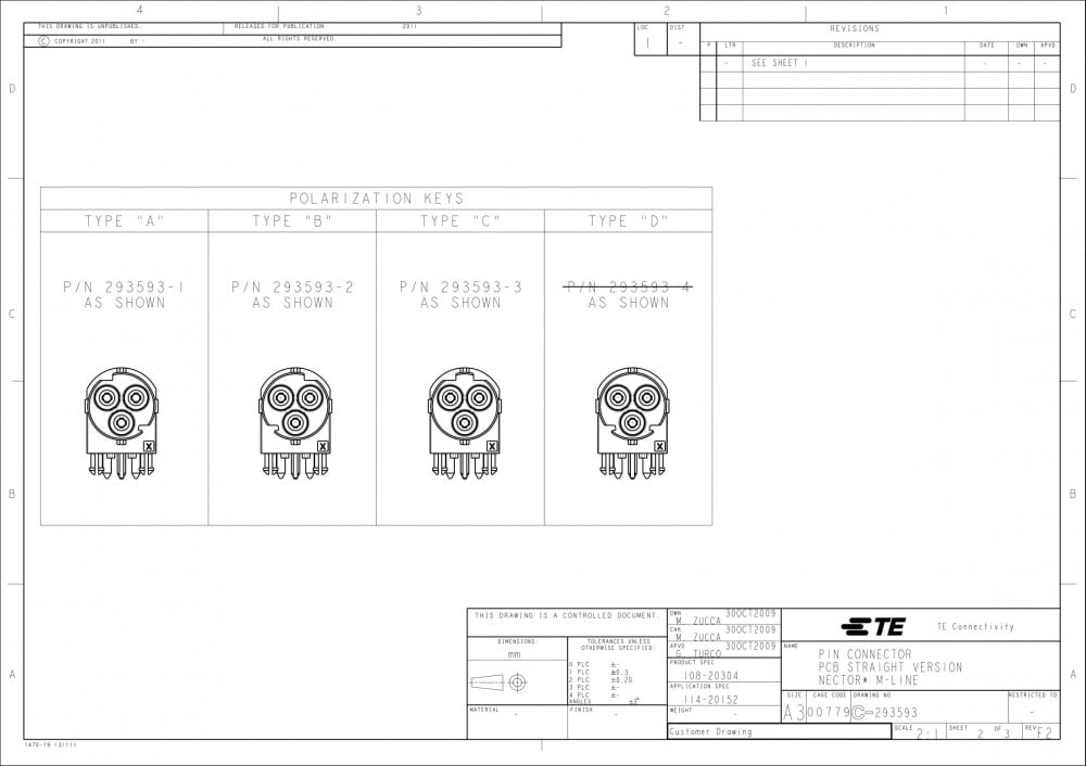 TE Connectivity 293593-1 drawing page 2