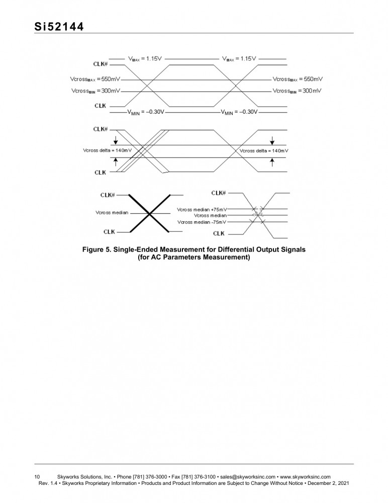 SI52144 technical document page 10