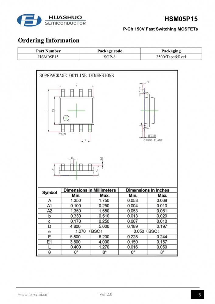 HSM05P15 datasheet page 5