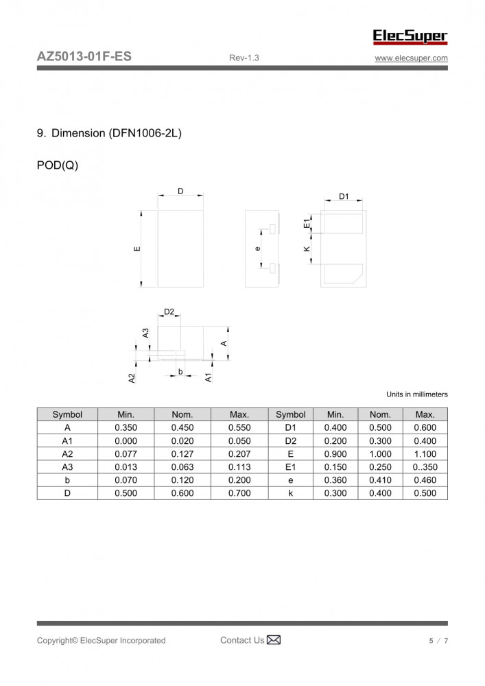 AZ5013-01F-ES datasheet page 5