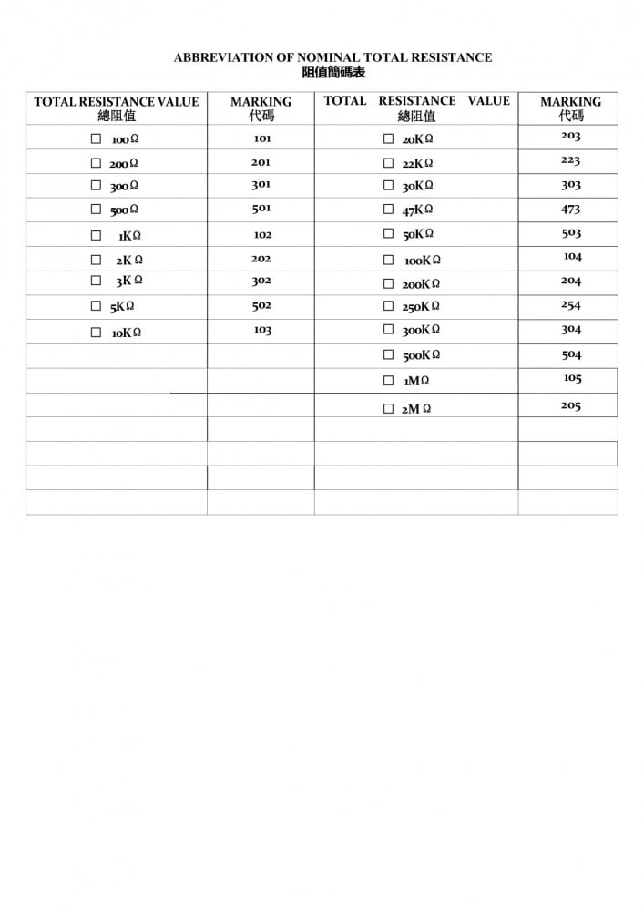 BOCHEN PT15-N-V technical document page 4