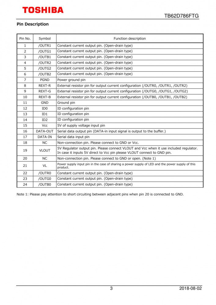 TB62D786FTG datasheet page 3