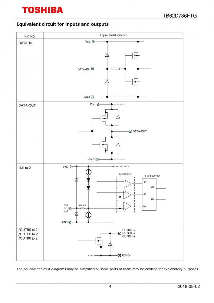 TB62D786FTG datasheet page 4
