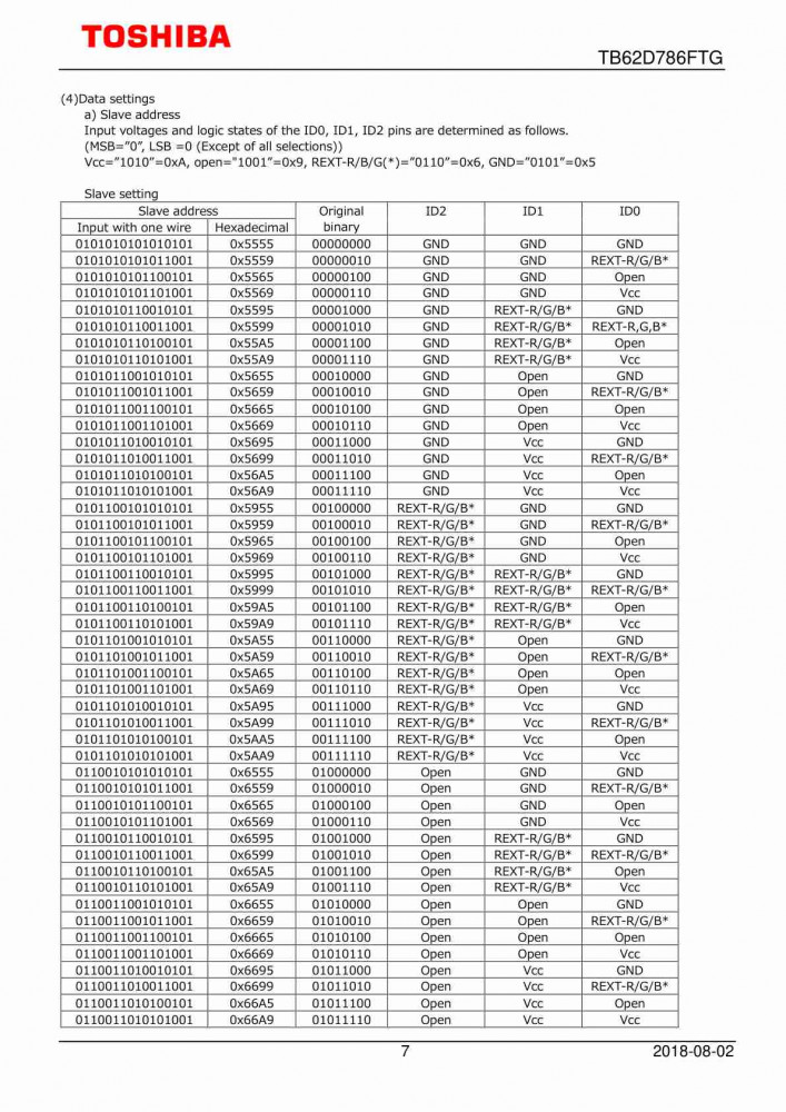 TB62D786FTG datasheet page 7