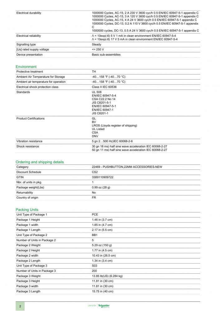 ZB5AW062 technical document page 2
